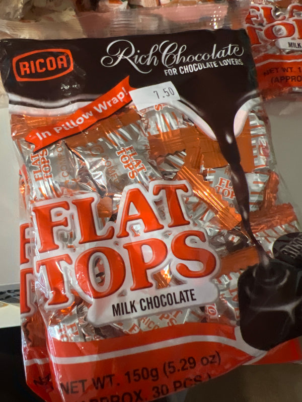 Flat tops milk chocolate – Auntie Grace Filipino Store